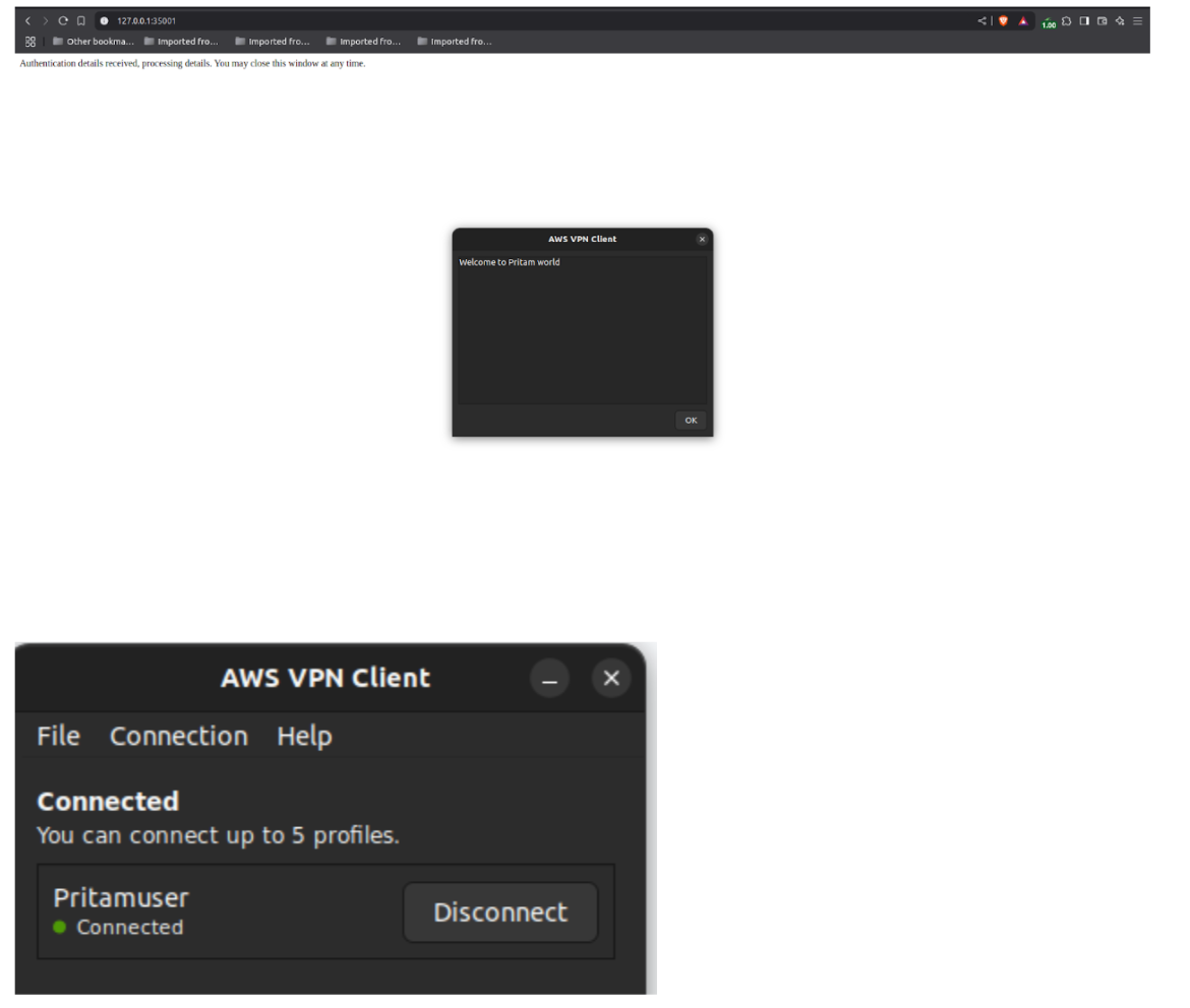 Set up SSO with AWS VPN client with User-Based Authentication